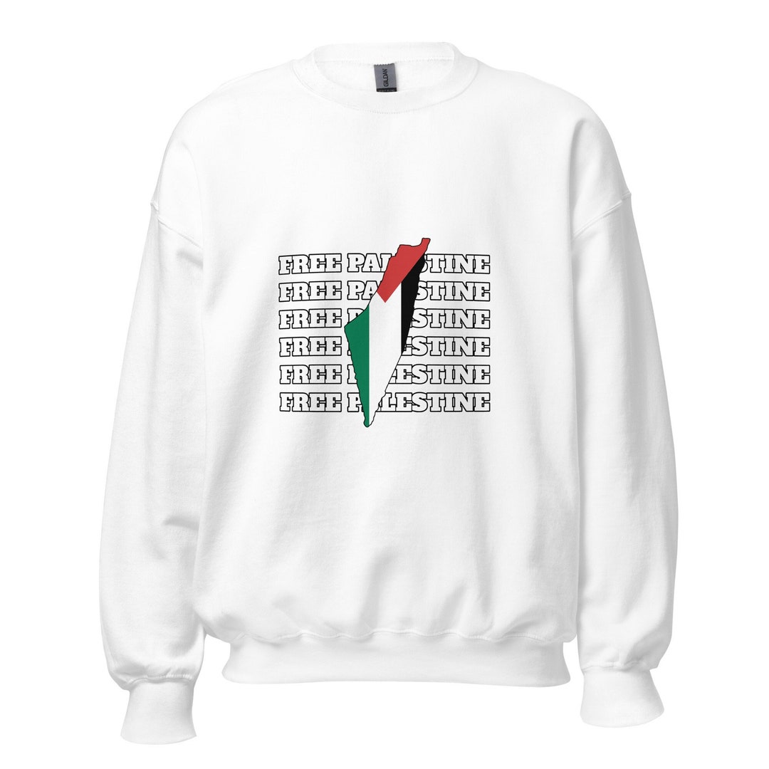 Palestine Palestine Flag Land Free Sweatshirt Hoodie Pullover Sweater ...