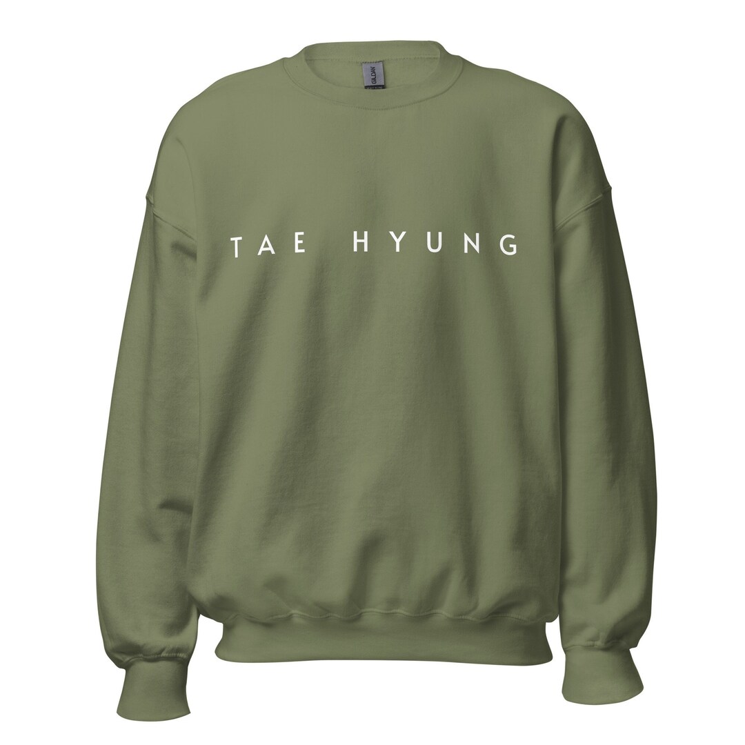 Kim Tae Hyung Printed Sweater Pullover Hoodie Sweatshirt Shirt Sweater ...