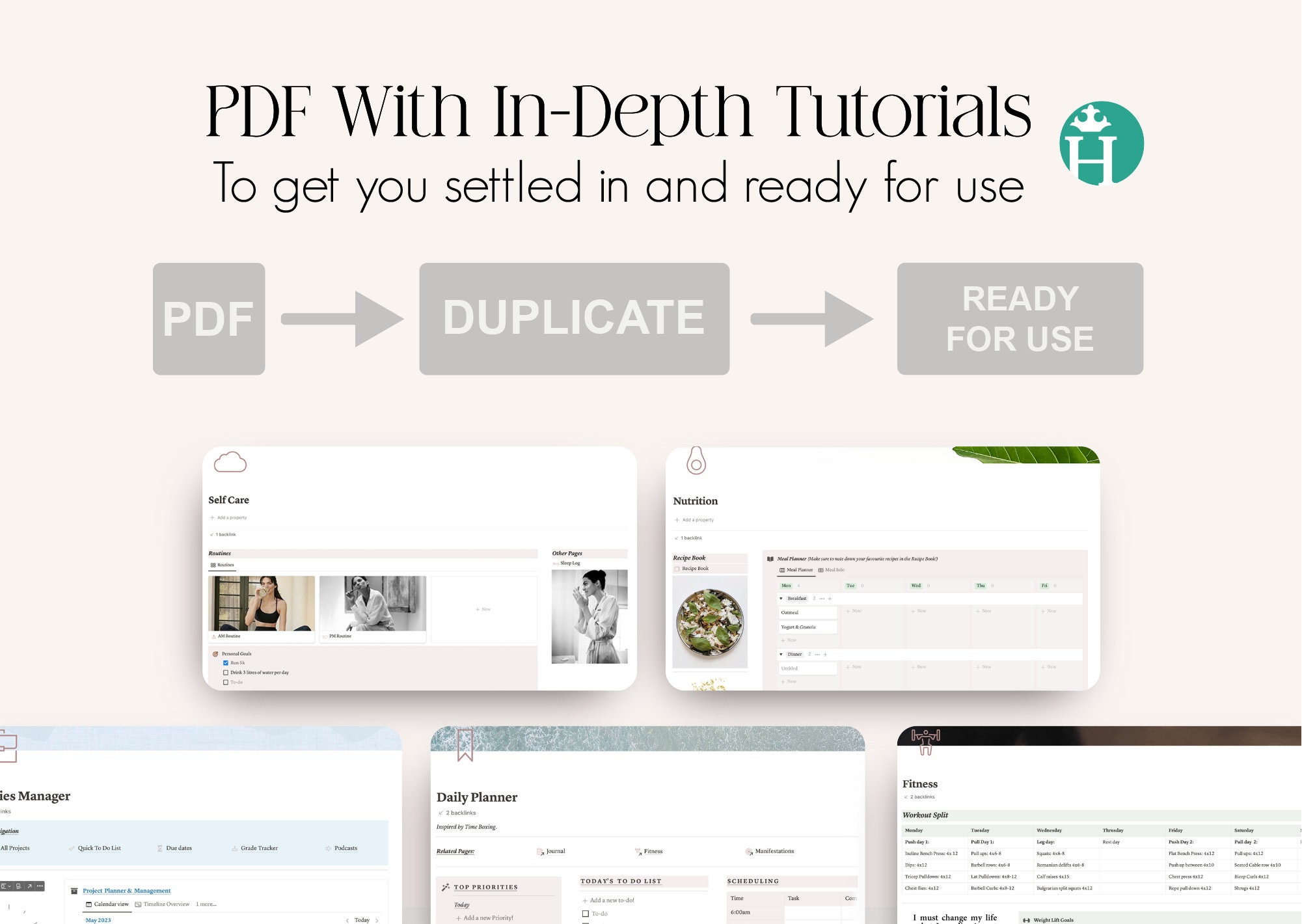 Notion Life Planner Template All in One Planner Digital - Etsy UK