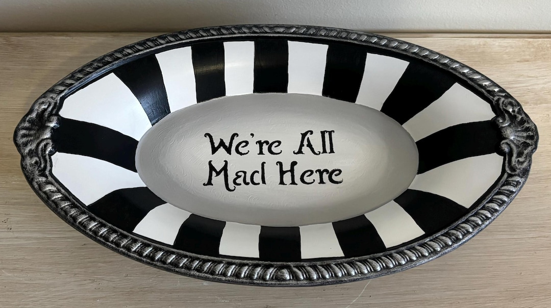 Alice in Wonderland Dish, Whimsical Trinket Dish, Jewelry Dish, Trinket ...