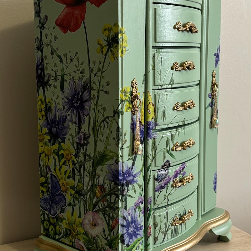 Painted Jewelry Box - Etsy