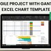 Agile Project With Gantt Chart Excel Template | the Customizable ...
