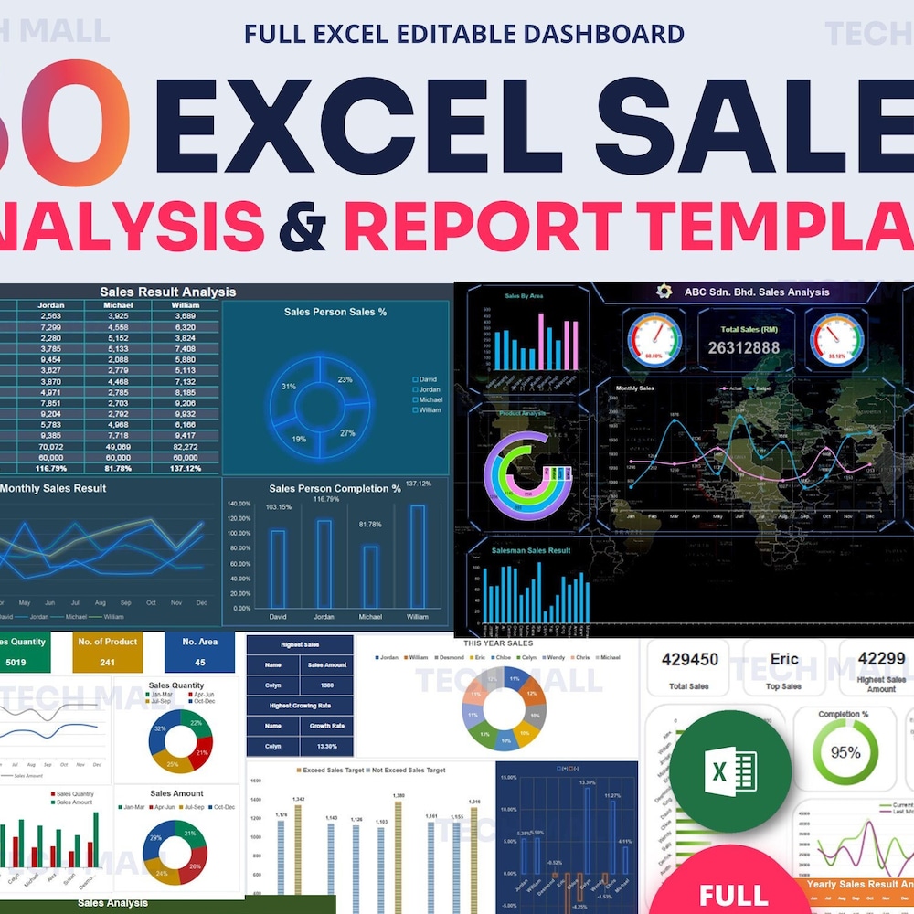 ExcelDashboardStudio - Etsy