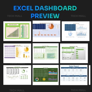 50 Sales Report and Analysis Dashboard Templates Editable in Excel and ...