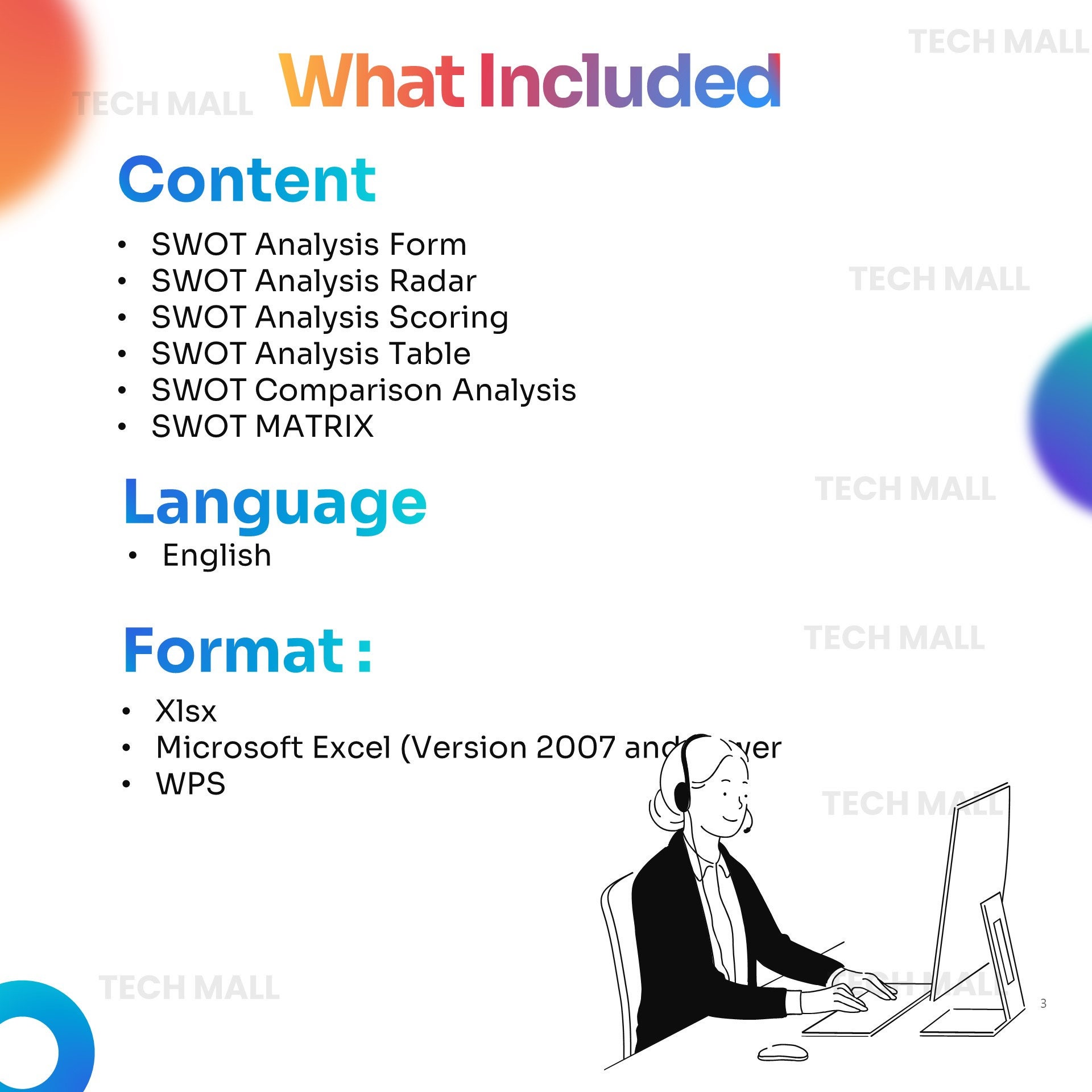 SWOT Analysis Excel Template Tool Kit | Analysis Radar | Scoring ...