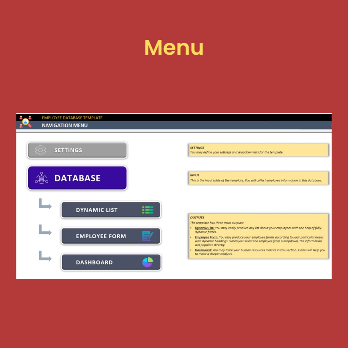 Advanced Employee Excel Database and Dashboard | HR Management ...