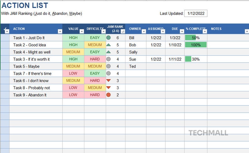 30 Project Management Excel Templates for Agile, Scheduling, Tracking ...