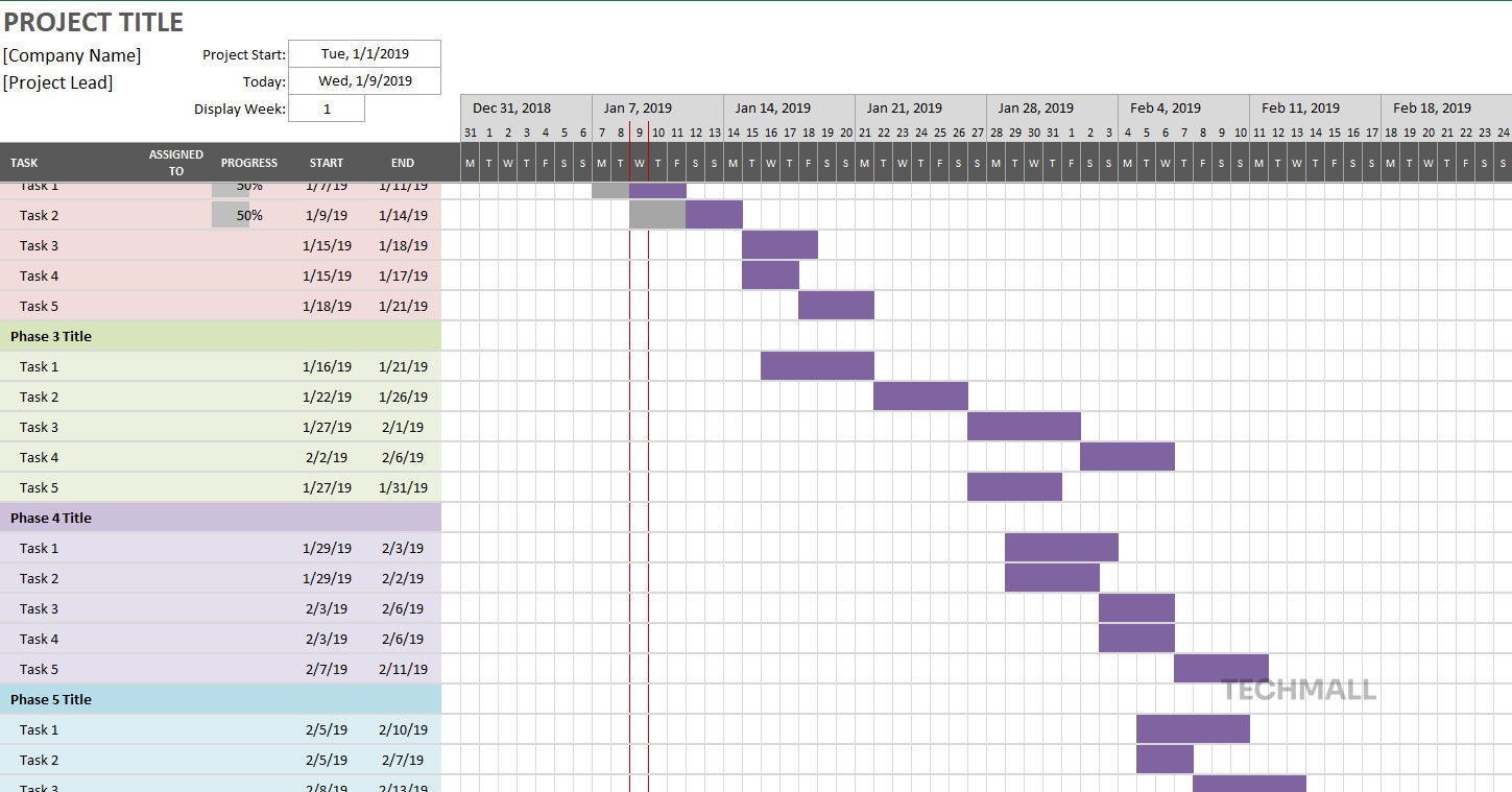 30 Project Management Excel Templates for Agile, Scheduling, Tracking ...