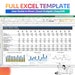 Financial Analysis Excel Dashboard Template, Key Ratio (printable and ...