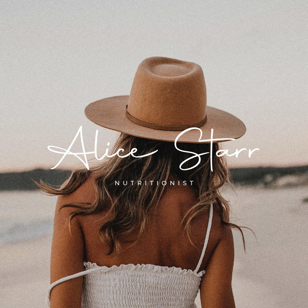 Elegant Signature Logo, Handwritten Style Logotype, Premade ...