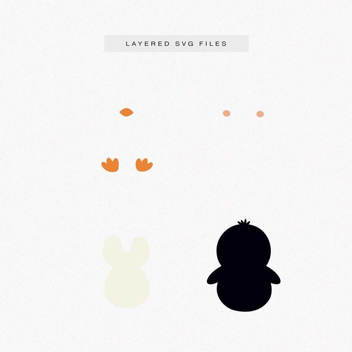 Cute Baby Penguin SVG, Penguin Mascot Cricut Clip Art, Layered Vector ...