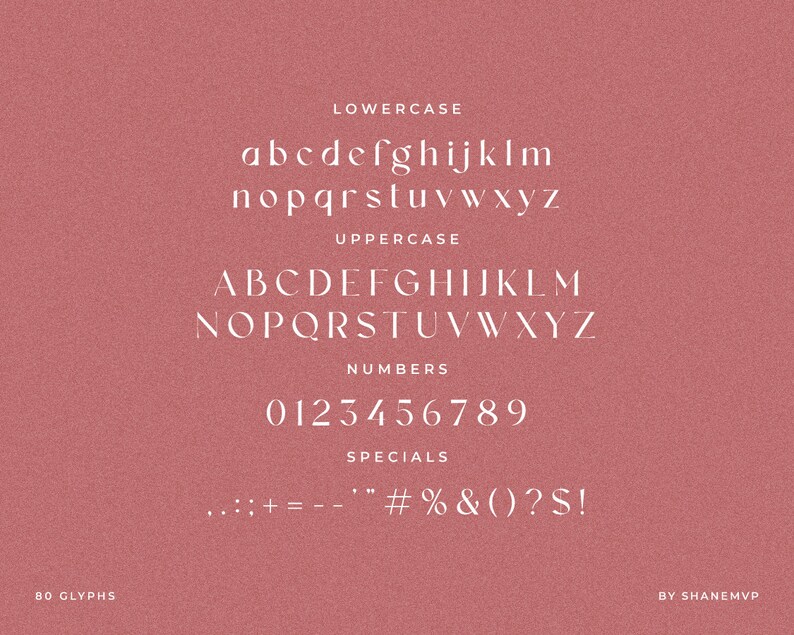 Xoese - Neat Font, Modern Font, Elegant Font, Stationery Font, Birtday ...