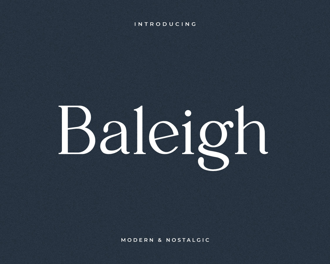Baleigh Formal Font Elegant Font Serif Font Contemporary - Etsy