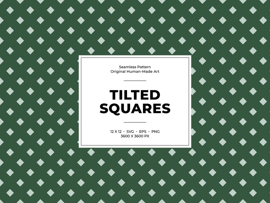 Symmetrical Tilted Squares Pattern - Seamless Geometric Design ...