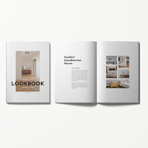 Furniture Lookbook Canva Template, Editable Interior Product Catalog ...