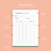 Printable Daily Weight Tracker Canva Template, Weight Loss Journal ...