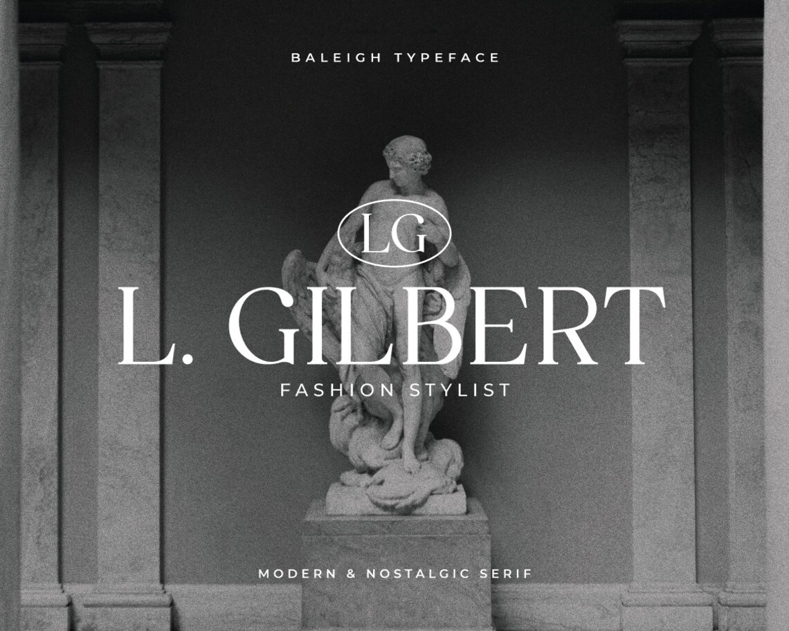 Baleigh Formal Font Elegant Font Serif Font Contemporary - Etsy