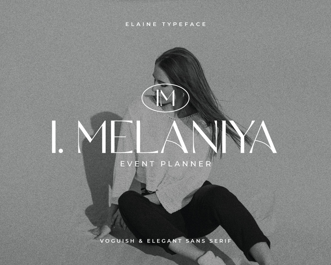 Elaine Wedding Font Pretty Font Serif Font Modern Font - Etsy