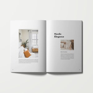 Furniture Lookbook Canva Template, Editable Interior Product Catalog ...