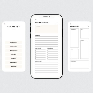 Smartphone Planner, Mobile Planner, Undated Phone Planner, Pocket ...