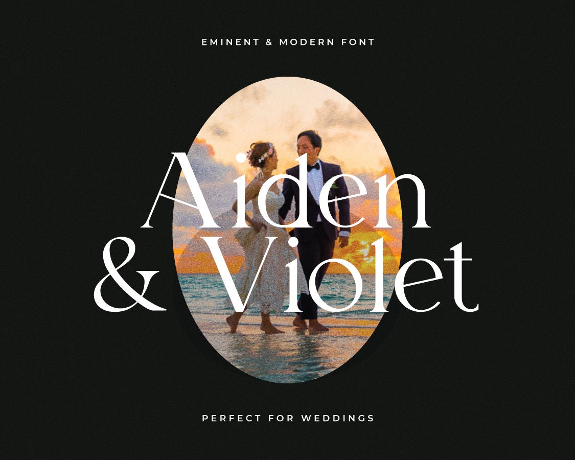Hayley Eminent Font Contemporary Font Serif Font Unique - Etsy