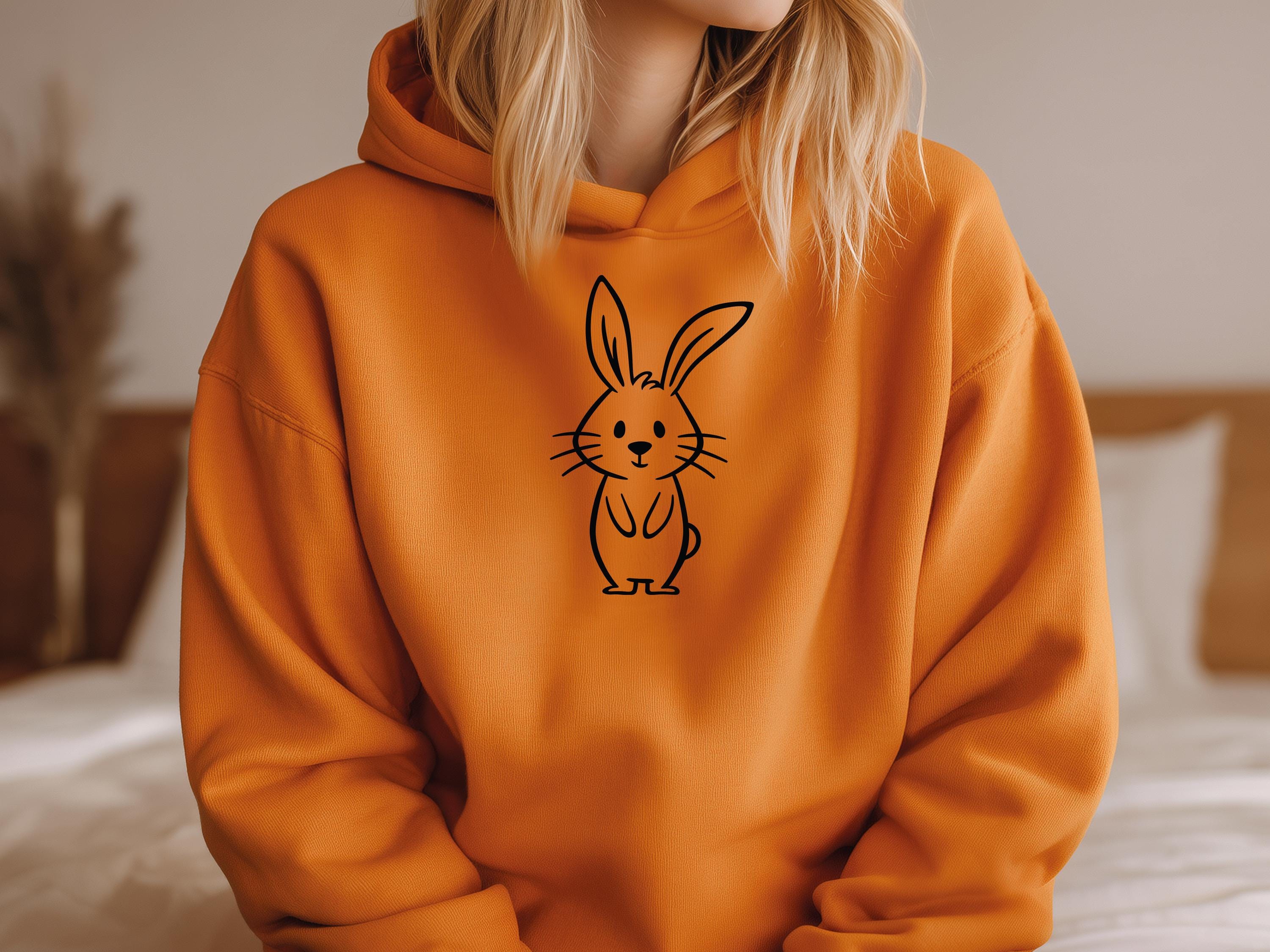 Bunny Line Art Vector, Rabbit Outline Clipart (SVG, EPS, PNG) - Etsy