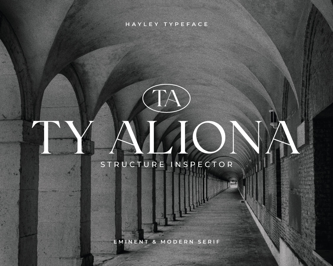 Hayley Eminent Font Contemporary Font Serif Font Unique - Etsy