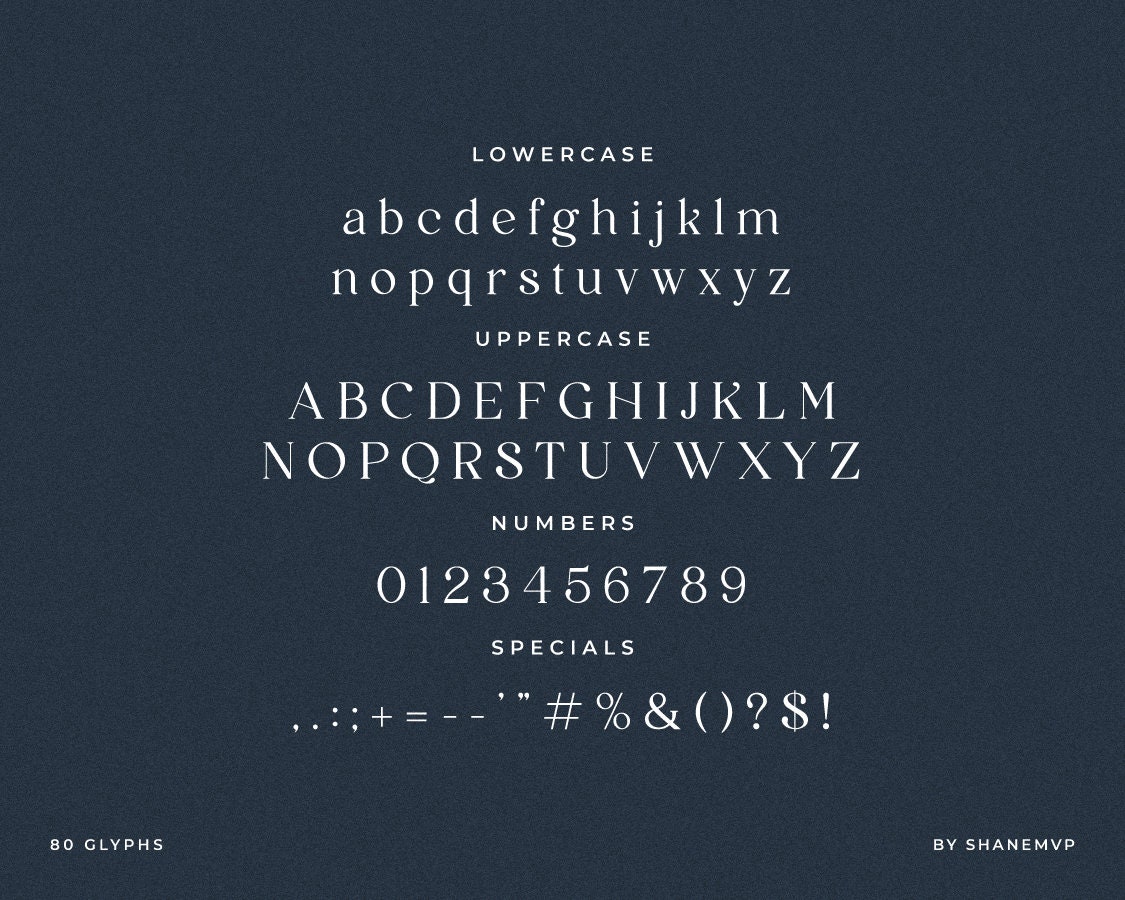 Baleigh Formal Font Elegant Font Serif Font Contemporary - Etsy