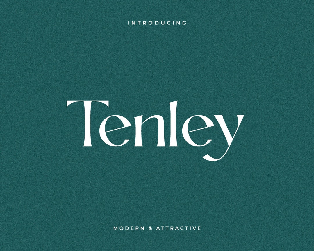 Tenley Modern Sans Serif Font – Elegant Wedding, Stationery, Branding ...