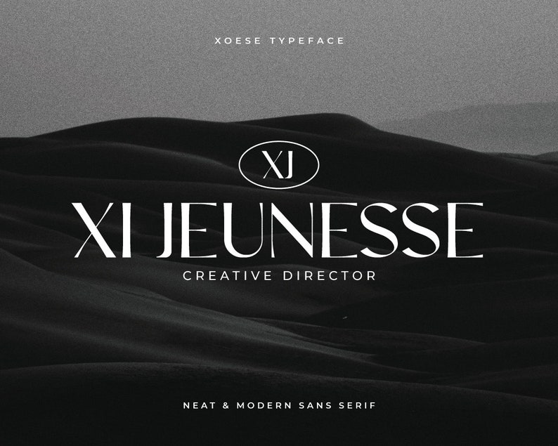 Xoese Neat Font, Modern Font, Elegant Font, Stationery Font, Birtday ...