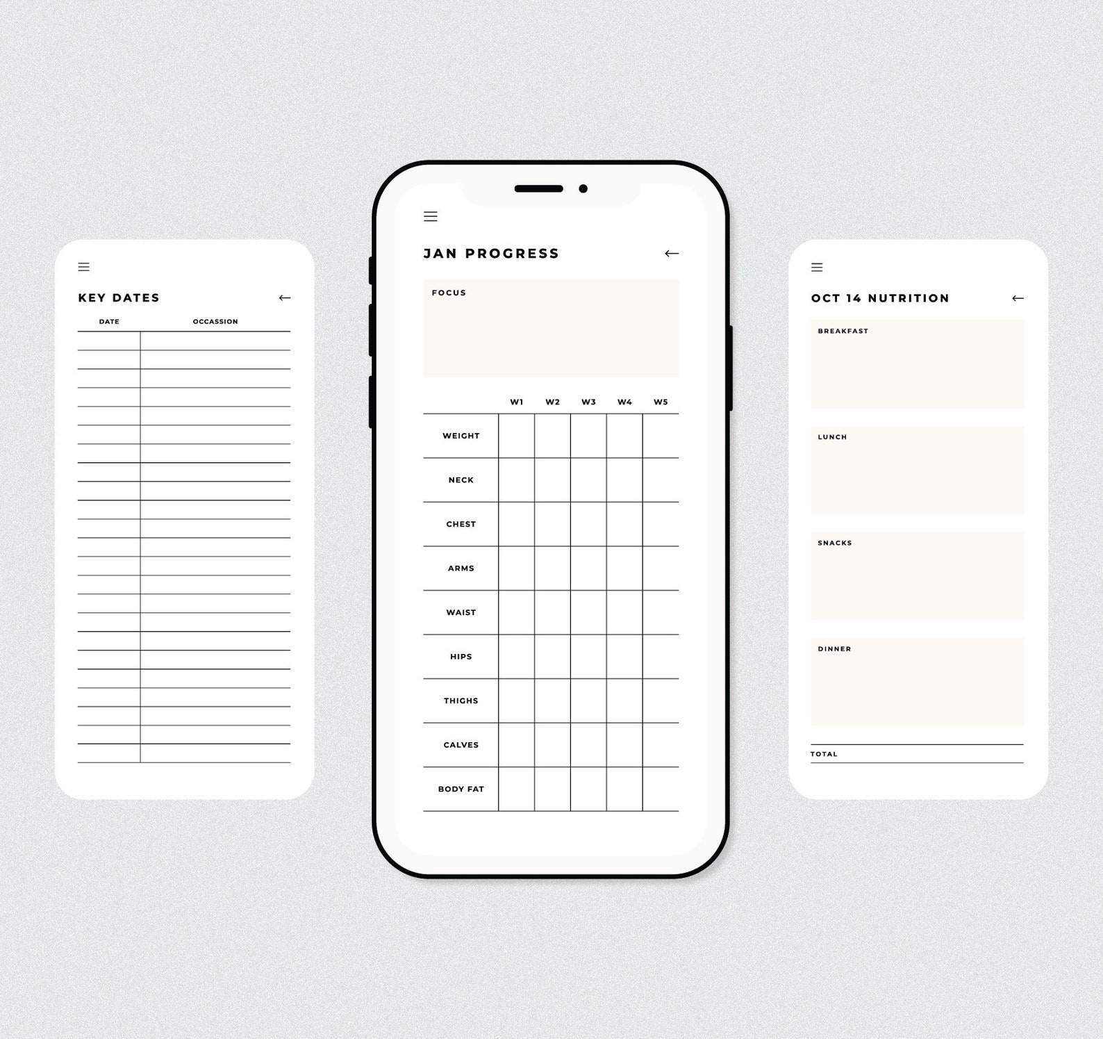 Smartphone Planner, Mobile Planner, Undated Phone Planner, Pocket ...