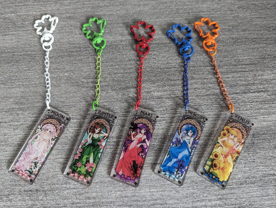 Pretty Sailor Guardian Keychains - Etsy