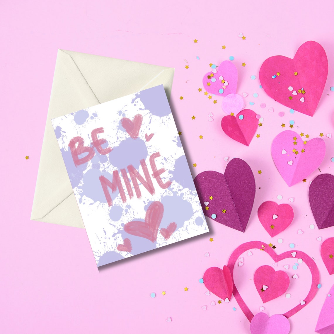 Be Mine Valentines Day Card, Printable Card, Greeting Card, Instant ...