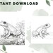 Frog Coloring Pages Science Teacher Coloring Book Printable Pdf File ...