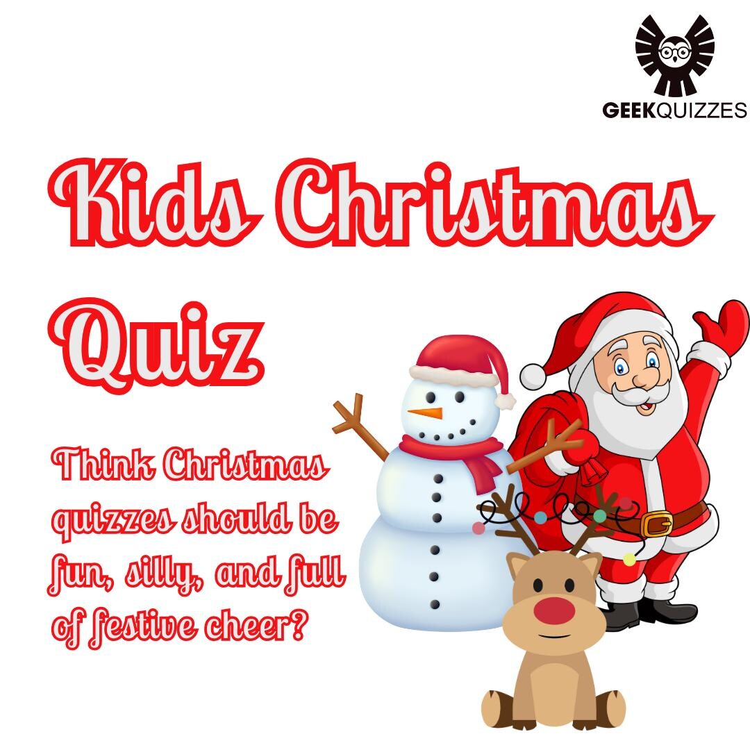 Kids Christmas Quiz. Printable PDF. Festive Party Game. Picture Round ...