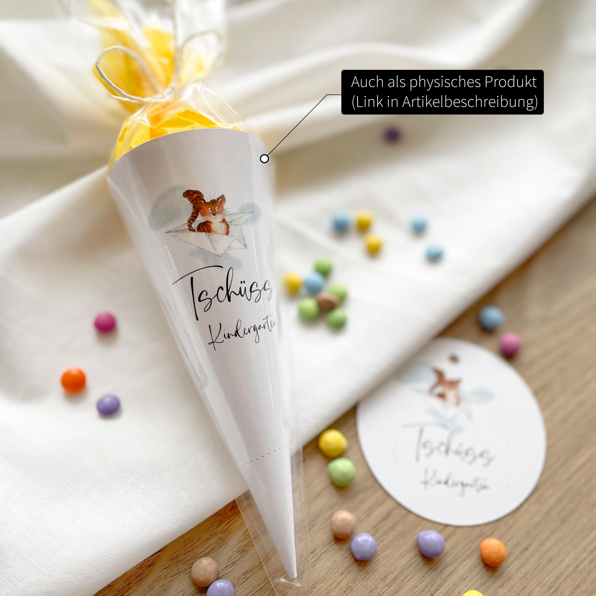 Download - DIY Mini Candy Cones - Cat | Kindergarten Farewell Gift ...
