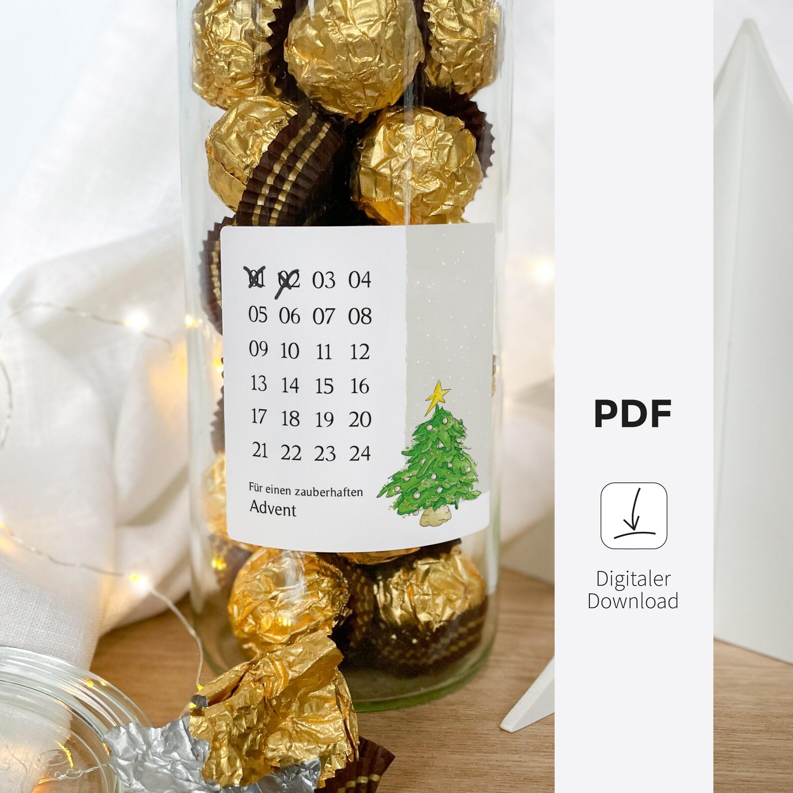 Download - Mini Advent Calendar - DIY Christmas Calendar to Fill ...