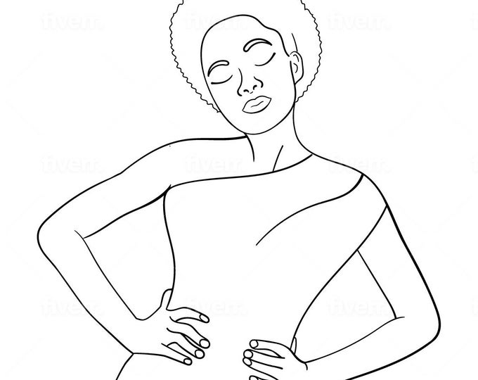 Paint and Sip/ DIY Pre Drawn Outline Canvas/ Download Instantly/ DIY ...
