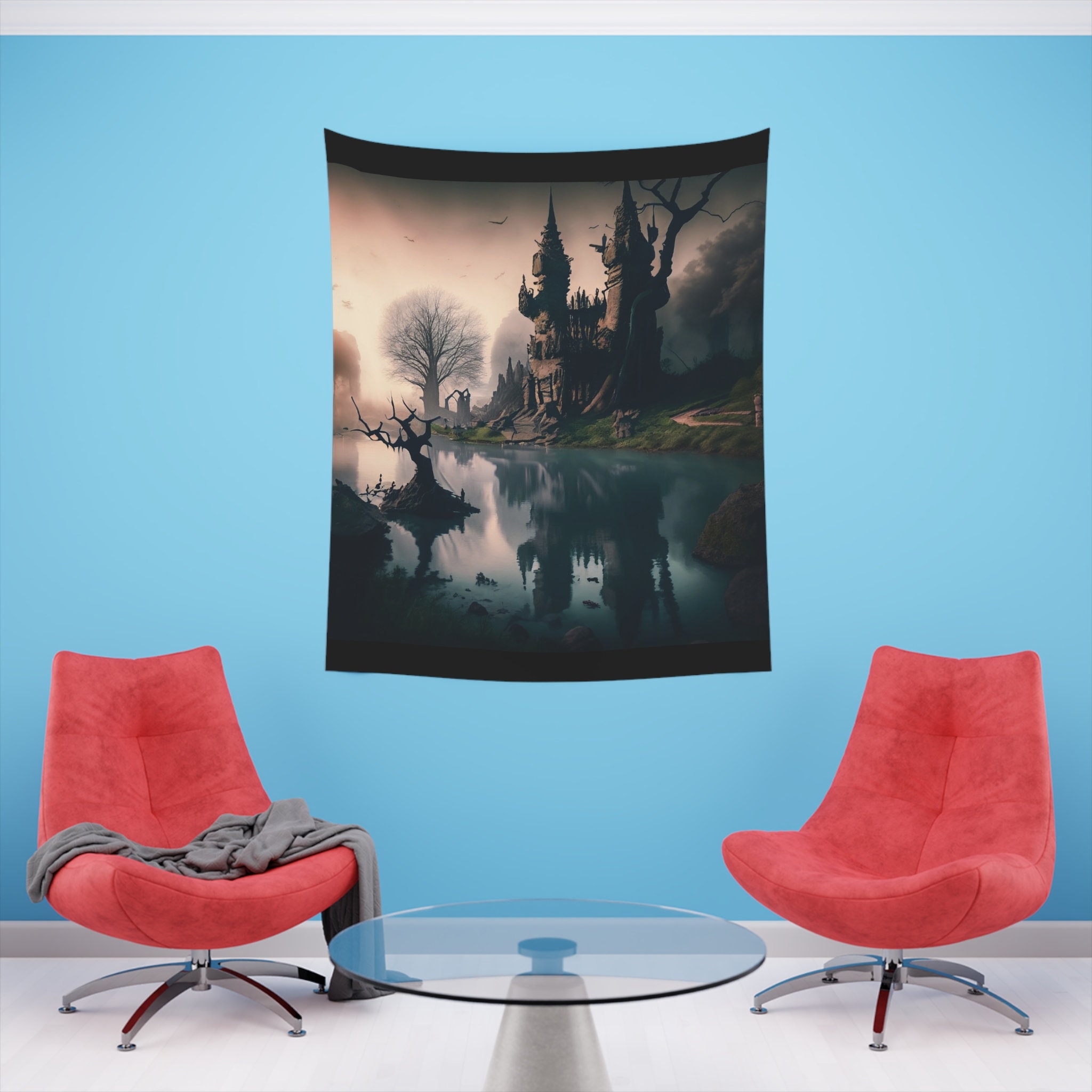 Goblin Castle Wall Tapestry - Etsy