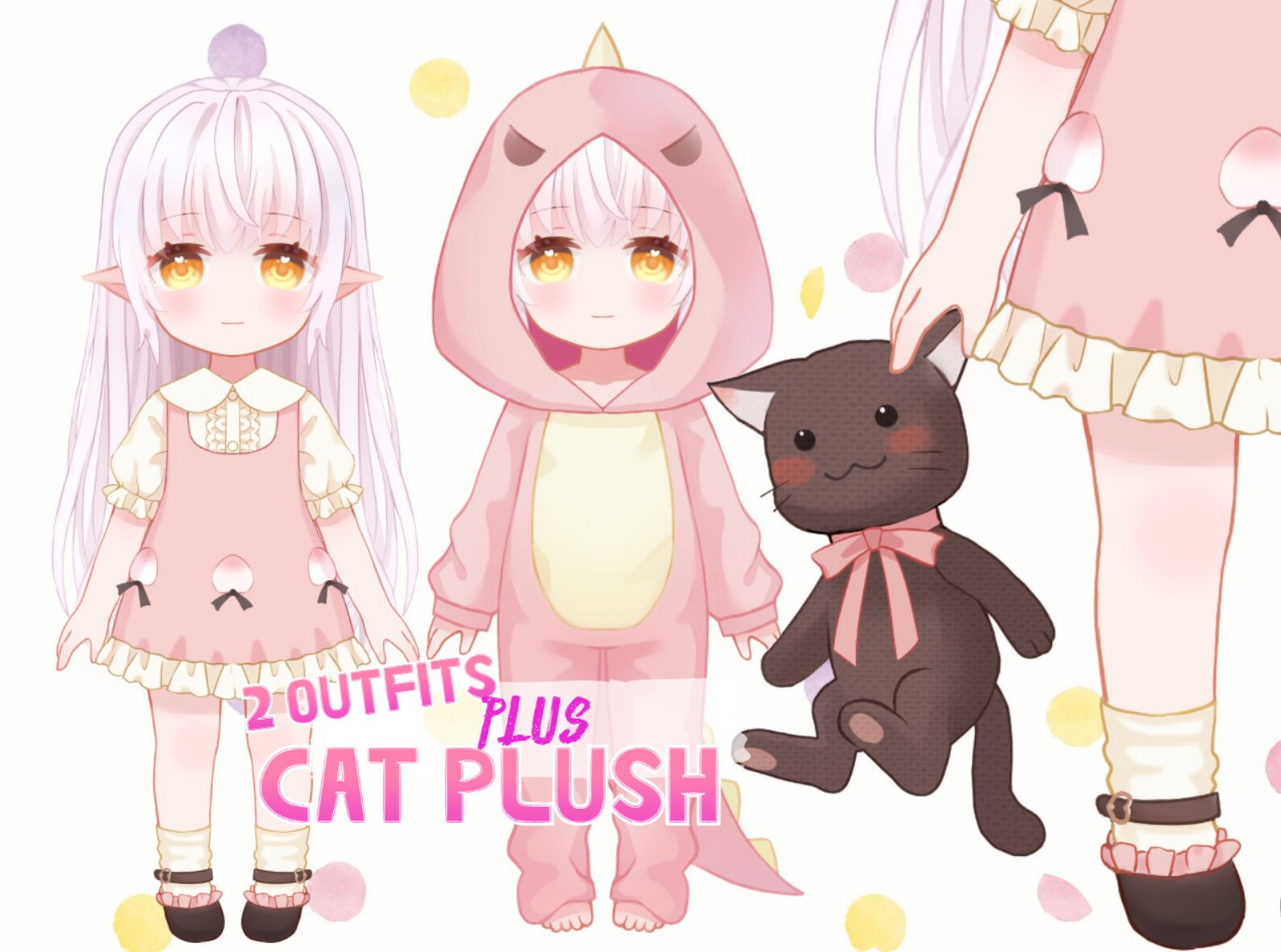Premade FULL BODY Rigged Girl Live2D Vtuber Chibi Modelo - Etsy México