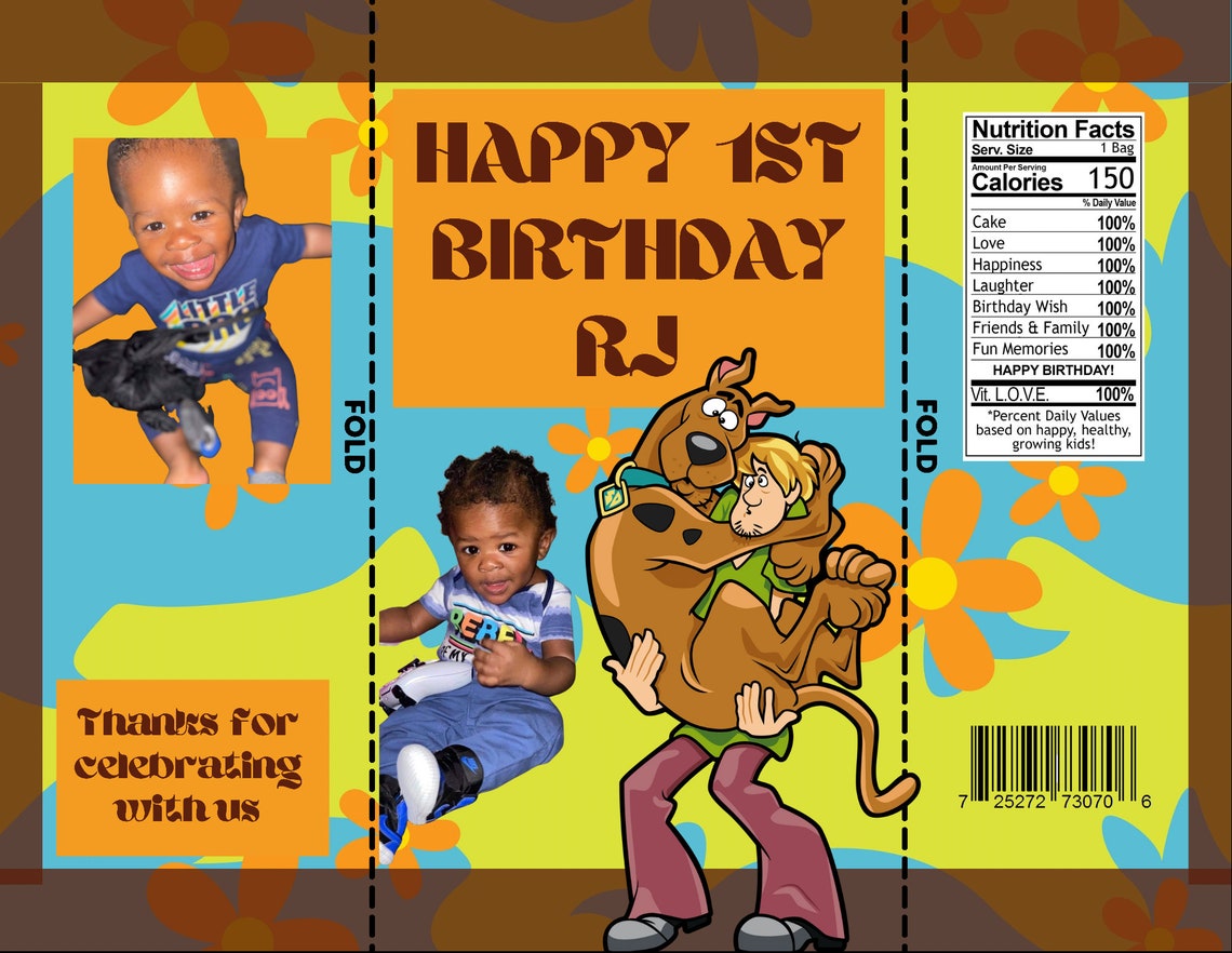 DIY Custom Chip Bag Template Canva - Etsy