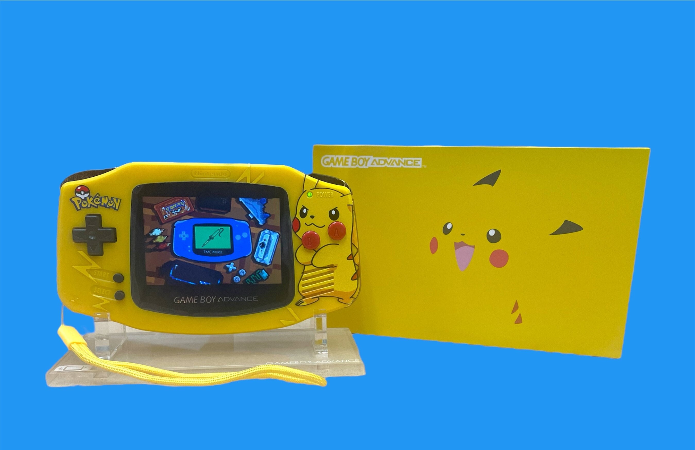 Custom Pokemon Gameboy Advance Console Backlit Screen Retro Handheld ...