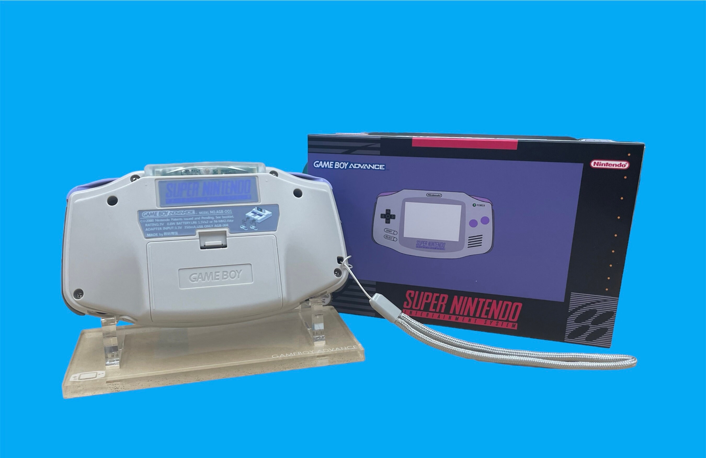 SNES Custom Gameboy Advanced Console With Backlight Screen - Etsy