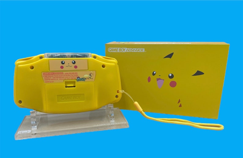 Custom Pokemon Gameboy Advance Console Backlit Screen Retro Handheld ...