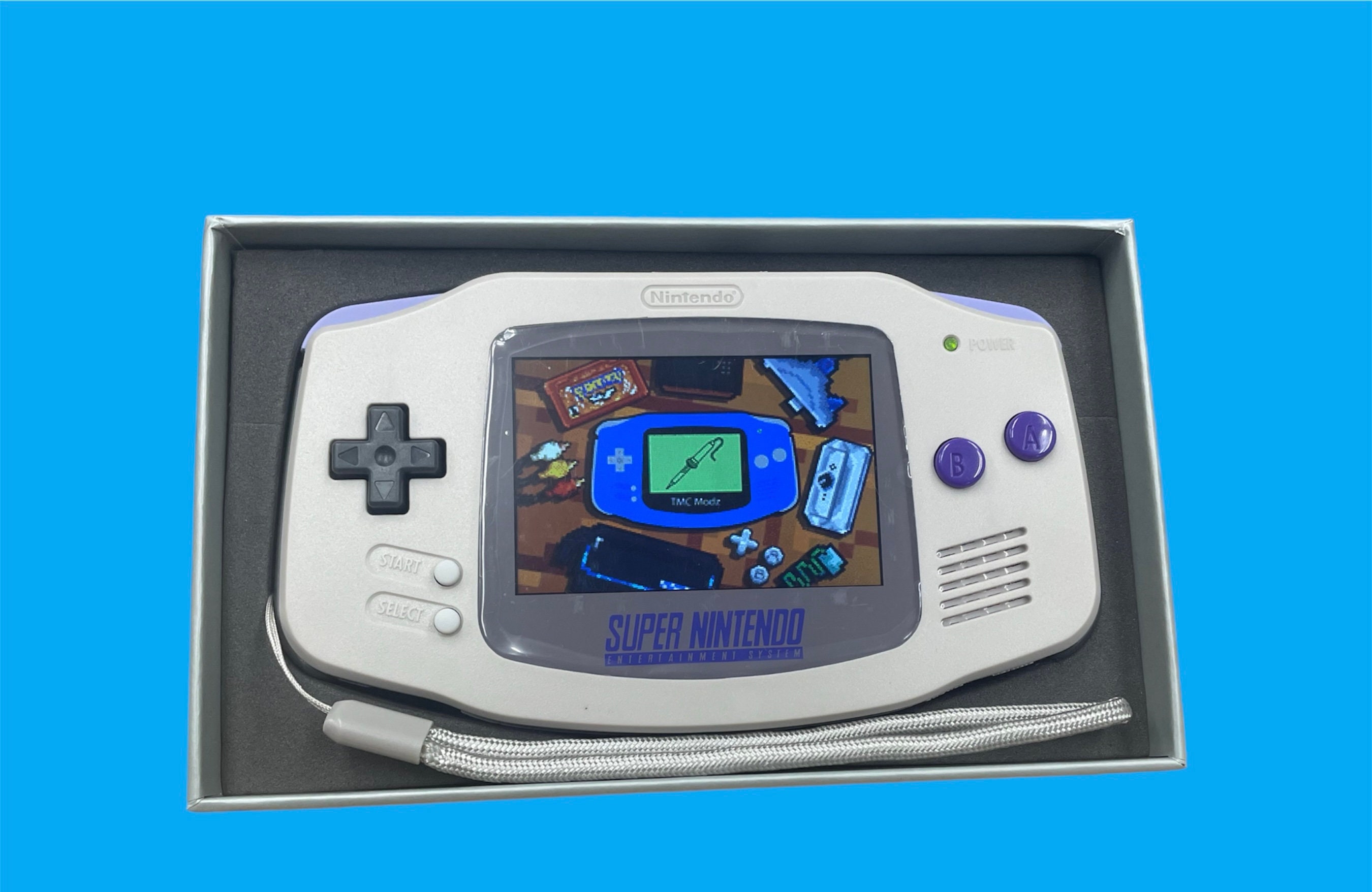 SNES Custom Gameboy Advanced Console With Backlight Screen - Etsy