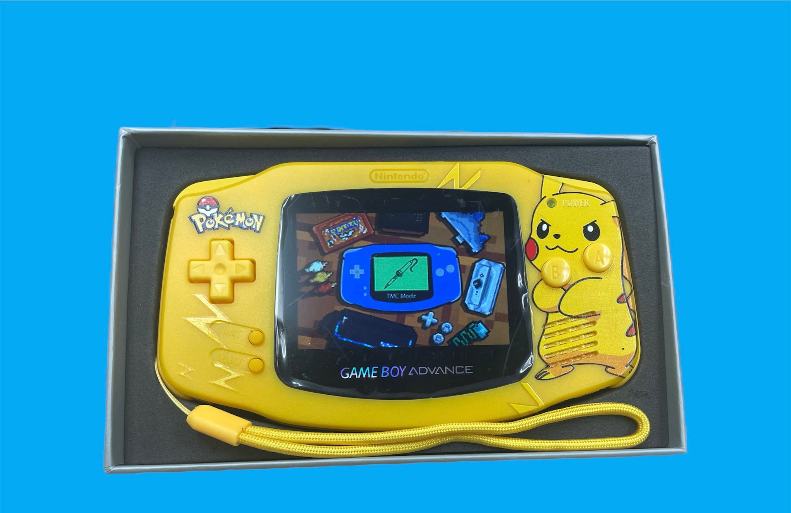Custom Pokemon Gameboy Advance Console Backlit Screen Retro Handheld ...