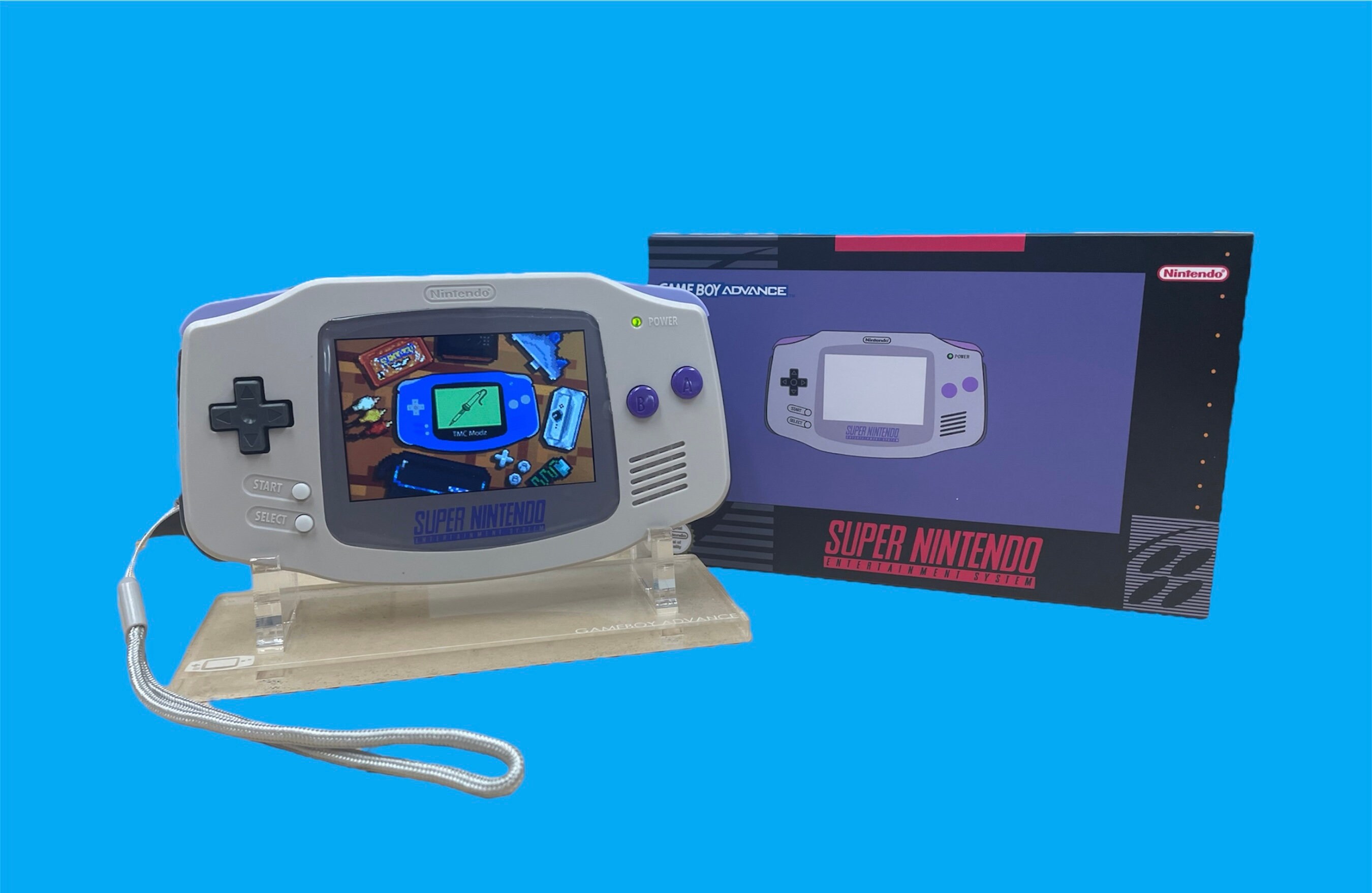 SNES Custom Gameboy Advanced Console With Backlight Screen - Etsy