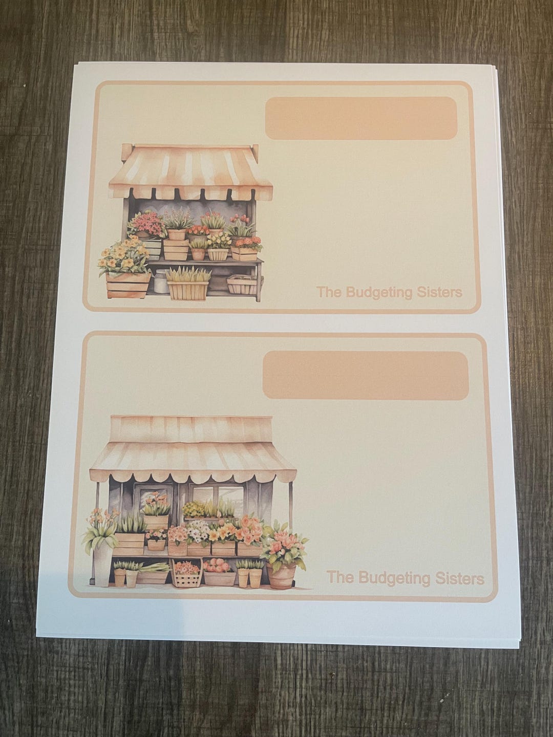 Flower Market Dashboard A5 Size / Printable - Etsy