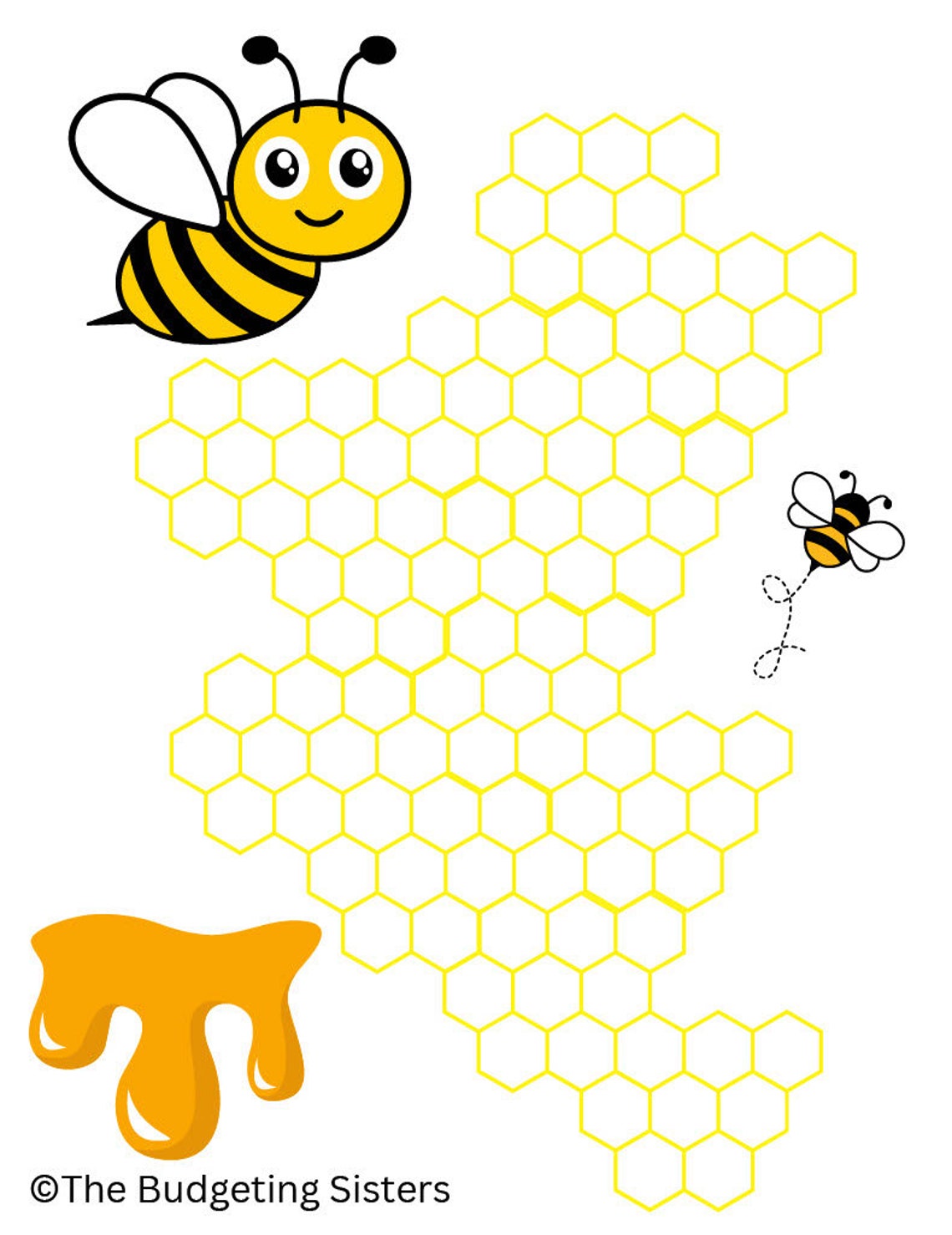 Honeycomb Cash Tracker - Etsy