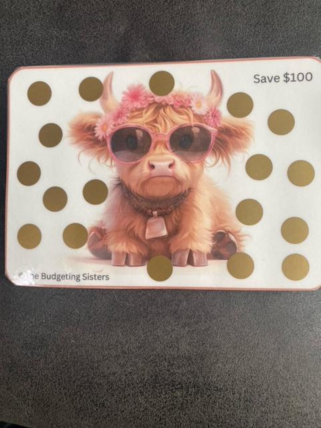 Highland Cow Scratch off 100.00 - Etsy